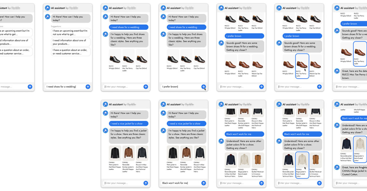 AI-based Shopping Assistant - Jeff Robinson - UX / UI